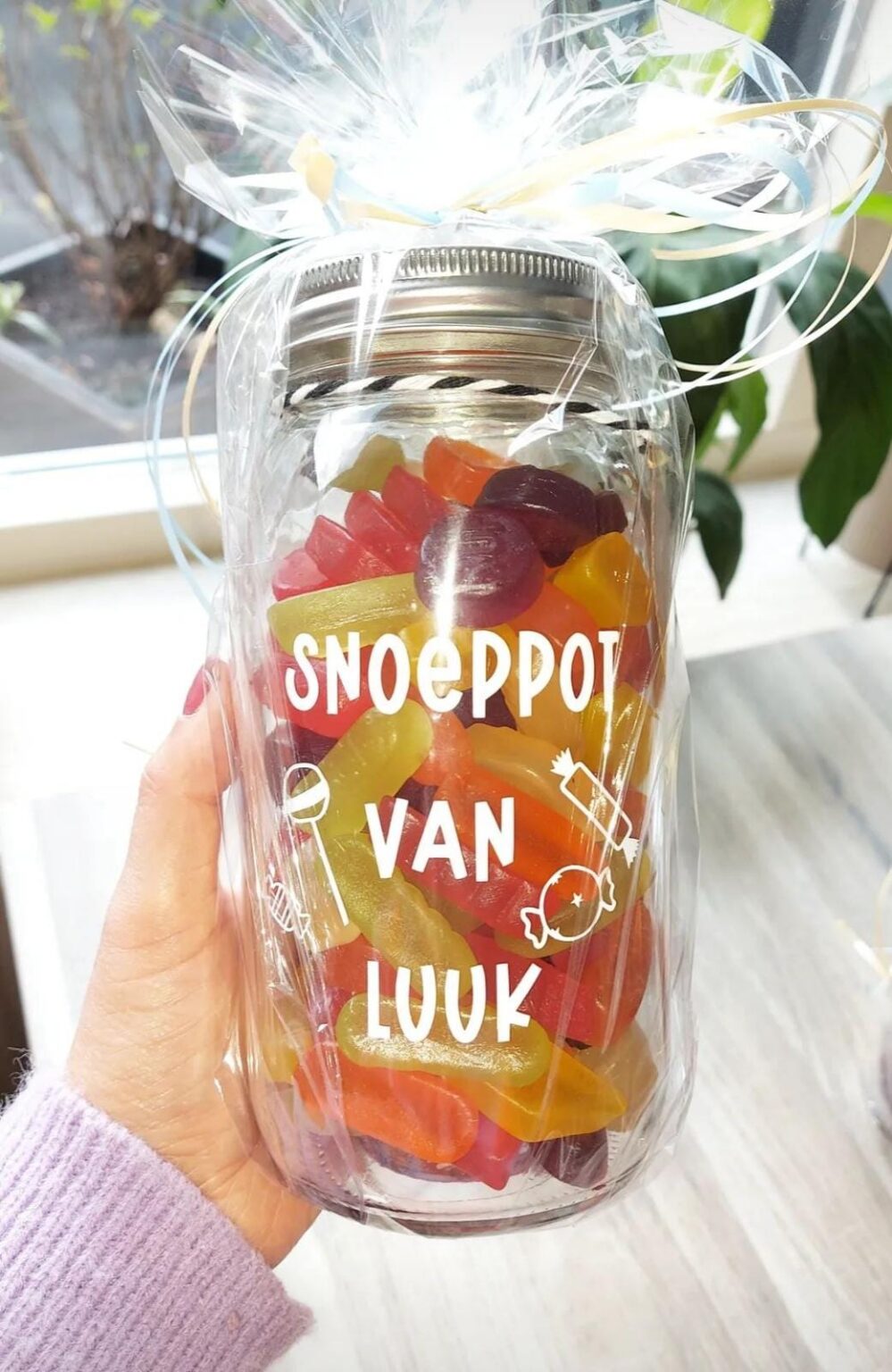 Snoeppot met naam – Maede Design